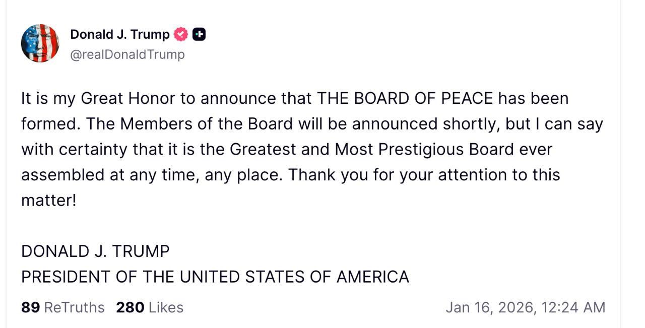 The Board of Peace as a Turning Point in Global Governance – Global ...